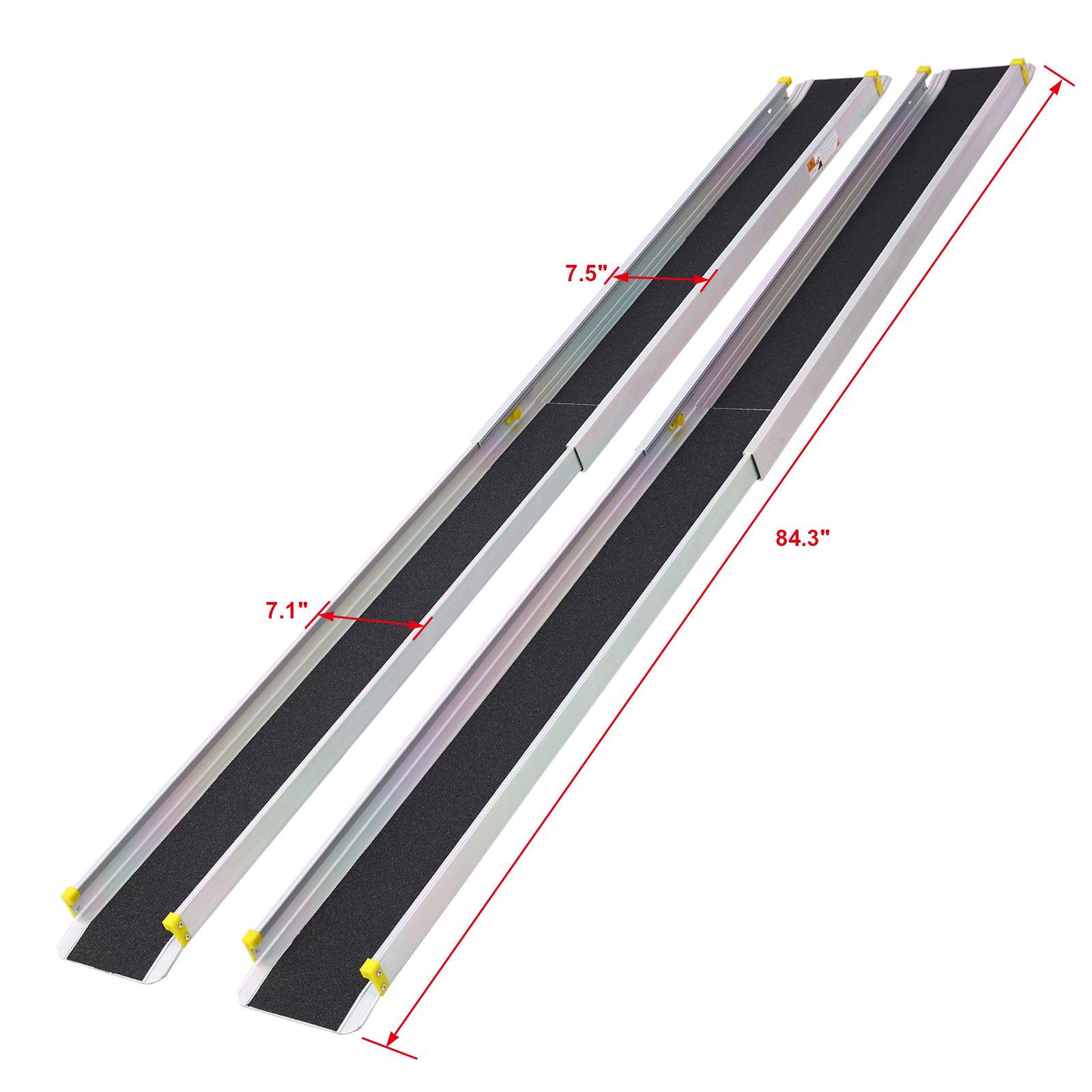 7′ Adjustable Wheelchair Telescoping Track Ramps – AssistiveTechno